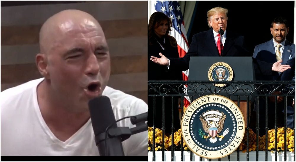 Joe Rogan on Donald Trump at UFC 244: "They booed the F*** out of him!"